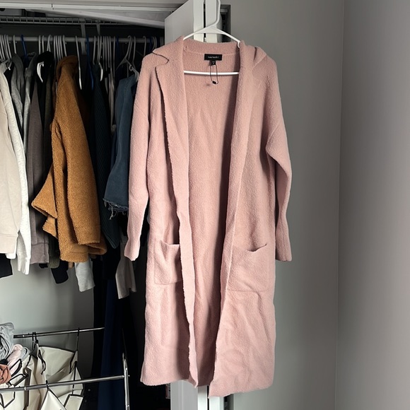 Express | Jackets & Coats | Express Light Pink Duster Coat Like New ...